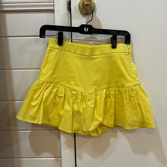 Zara | Shorts | Zara Yellow Skort | Poshmark